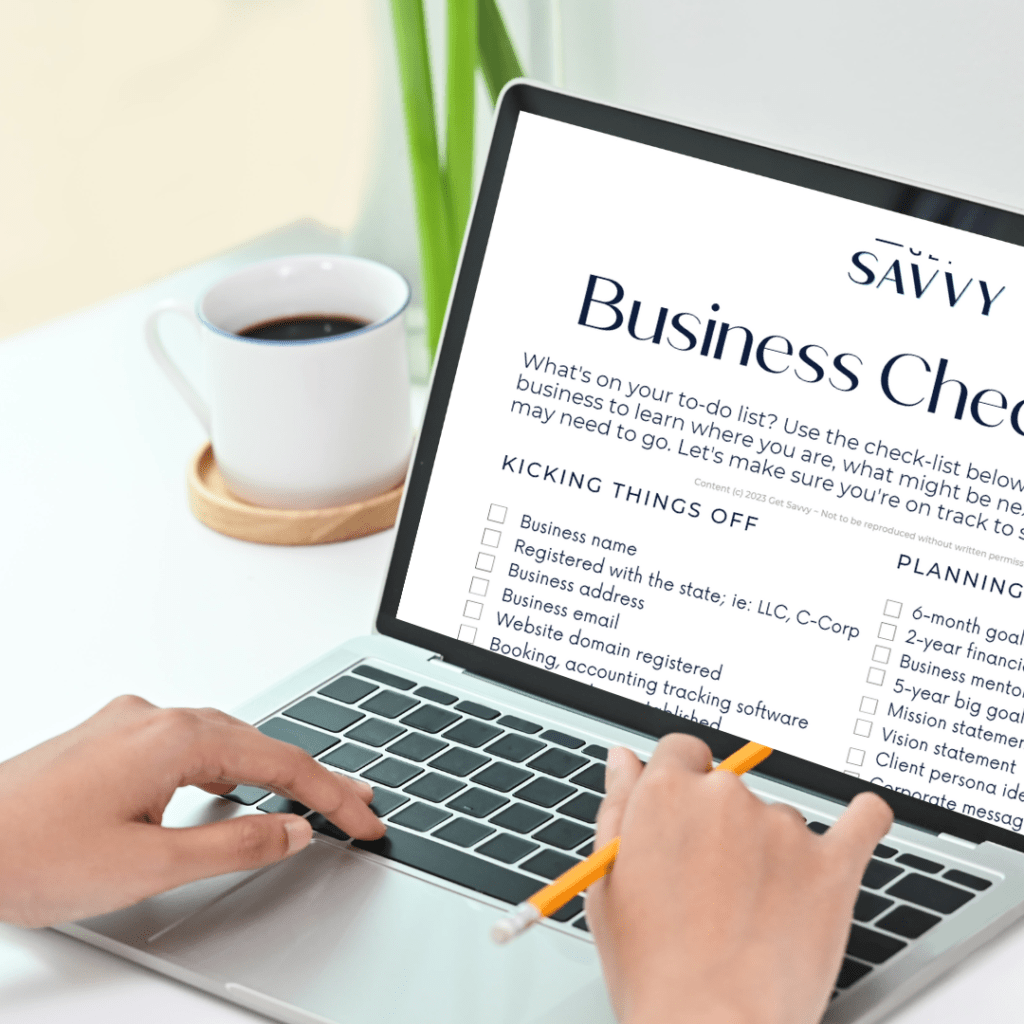 Business Checklist Worksheet - Women's Business Resource Community