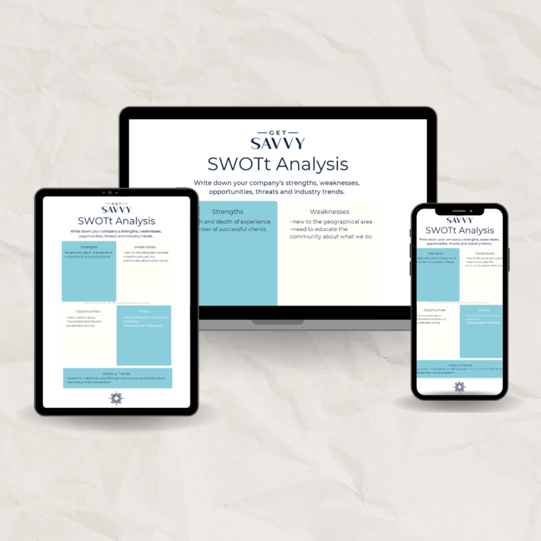 SWOTt Analysis Worksheet - Women's Business Resource Community