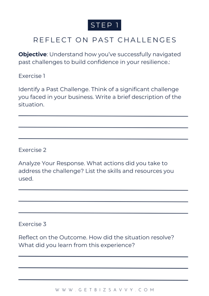 Building Your Resilience Action Plan - Women's Business Resource Community